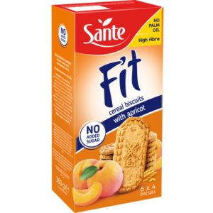 fit-cereal-biscuit-apricot-Sante-300g - Sante Export